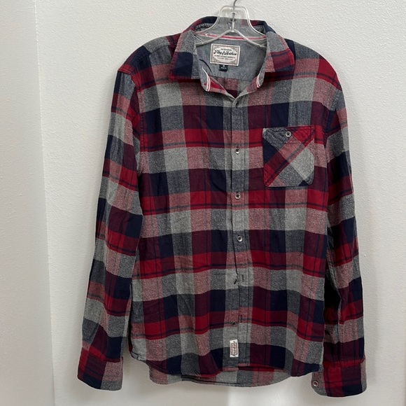 Flag & Anthem | Shirts | Mens Flag And Anthem Plaid Flannel Shirt Size ...